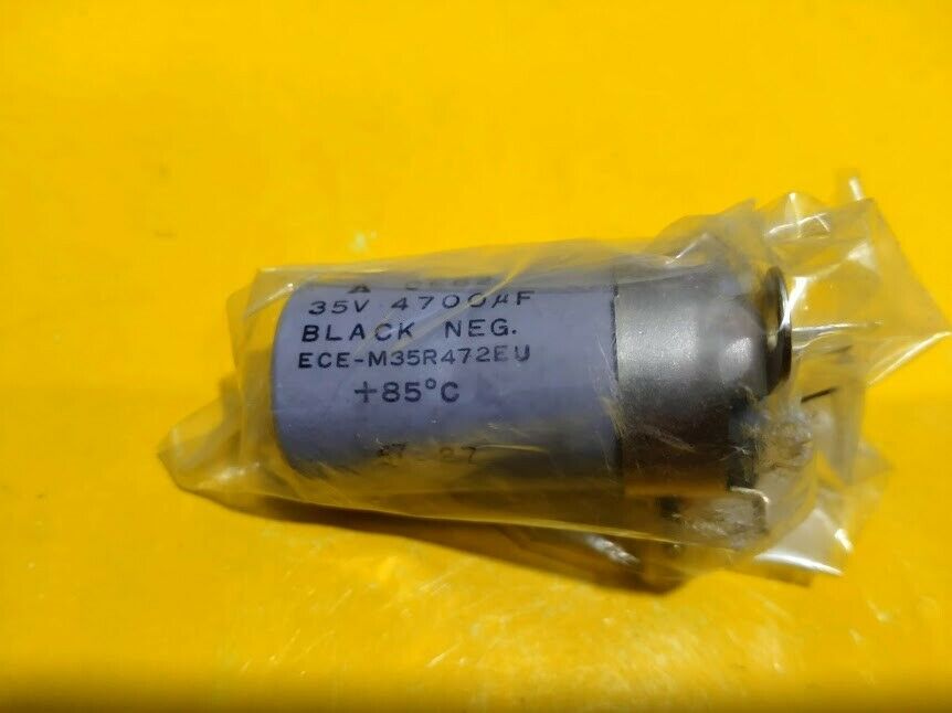 ECE M35R472EU 35V 4700UF BLACK NEG Capacitor CE62 New - Industrial SOL ...