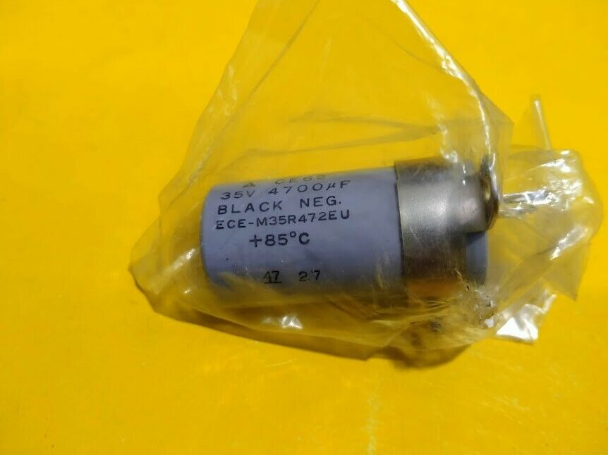 ECE M35R472EU 35V 4700UF BLACK NEG Capacitor CE62 New - Industrial SOL ...