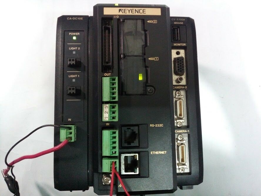 Keyence CV-X150A Image Sensor Controller CVX150A with CA-DC10E Module ...