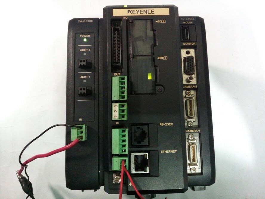 Keyence CV-X150A Image Sensor Controller CVX150A with CA-DC10E Module ...