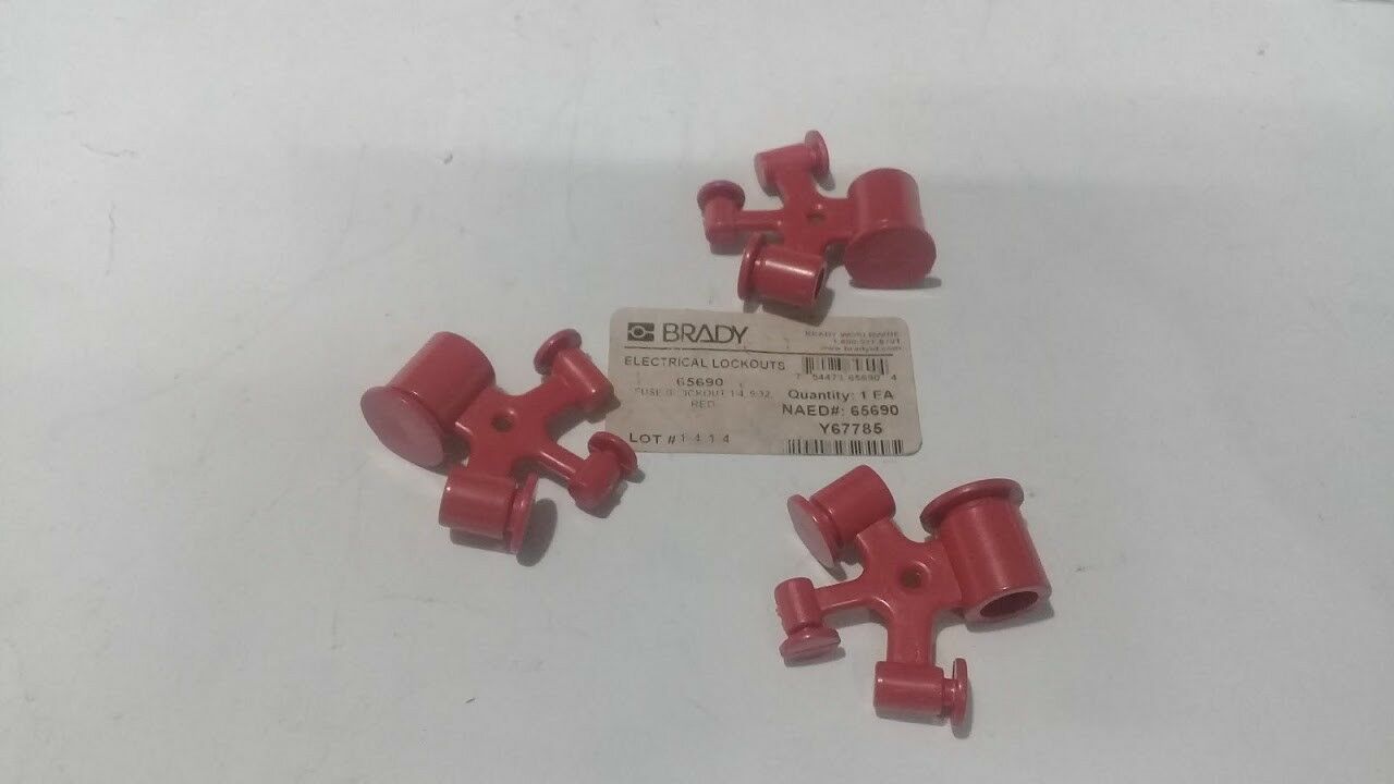 Brady Corporation 65690 4-way Electrical 3pcs Lockout Devices For Fuse ...