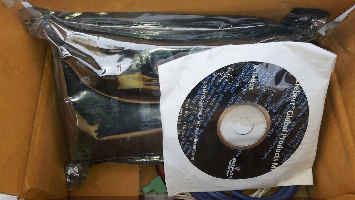 Liebert NIC 416241G1 PWA Rev 19 OpenComms Network Card Rev 12 With Cable New - Industrial SOL ...