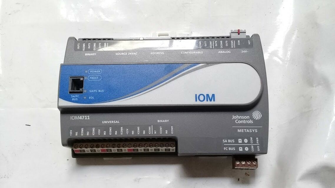 Johnson Control Metasys MS-IOM4711-0 Rev V S/W Ver 6.2 Controller ...