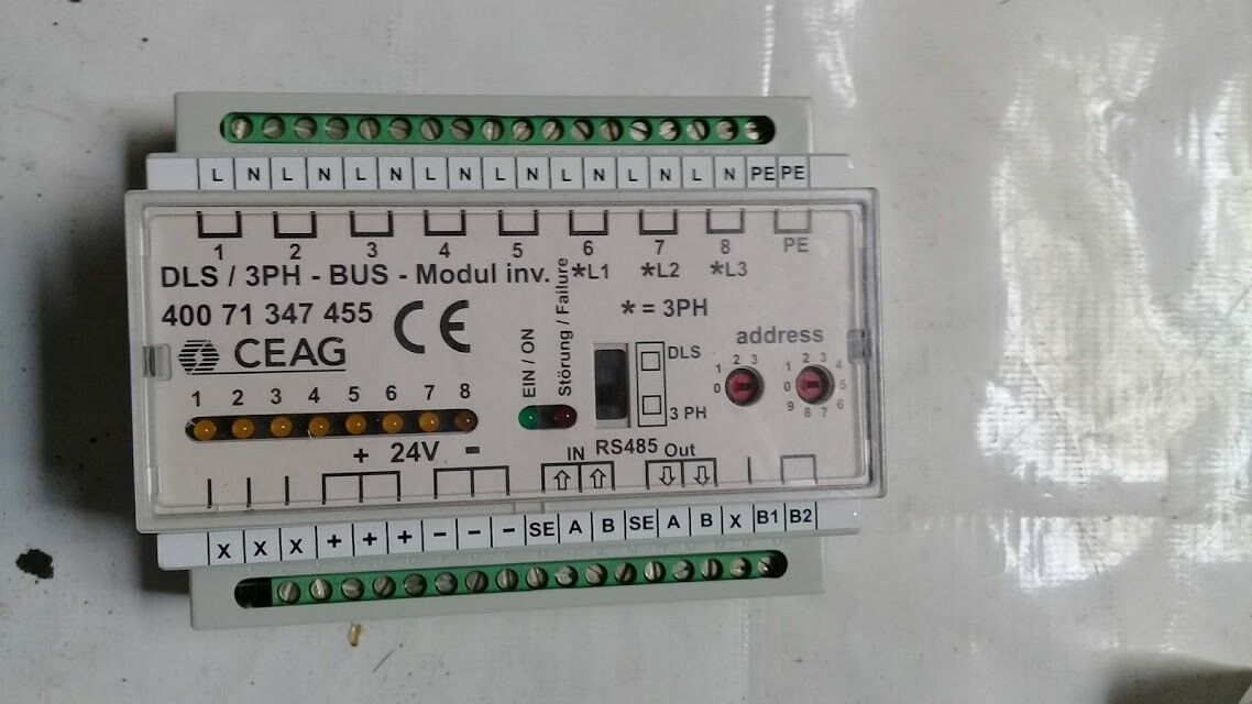 New Cooper Ceag DLS/3PH Bus Module Inv. 40071347455 D Software Z436 ...