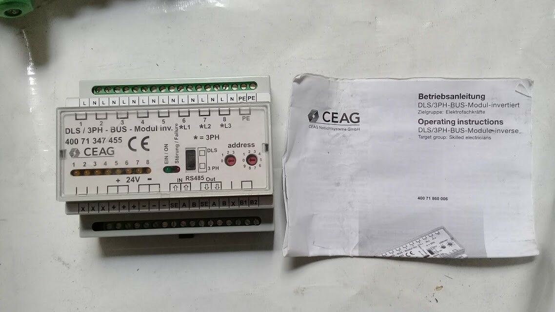 New Cooper Ceag DLS/3PH Bus Module Inv. 40071347455 D Software Z436 ...