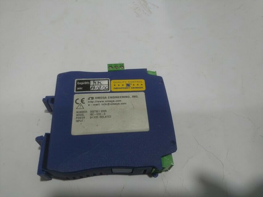 Omega Engineering ISC-VDC-6 302792/2005 Newport Omega - Industrial SOL ...