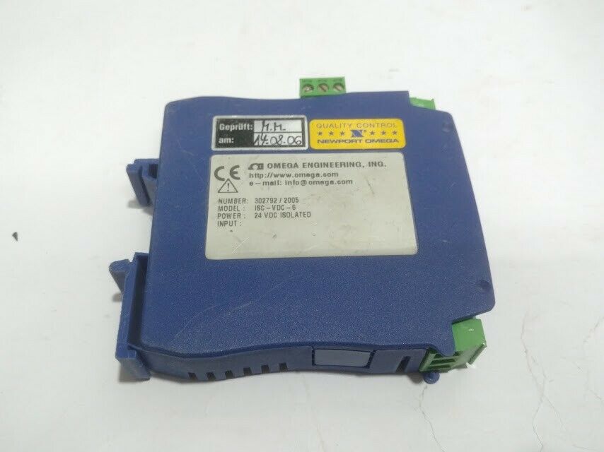 Omega Engineering ISC-VDC-6 302792/2005 Newport Omega - Industrial SOL ...