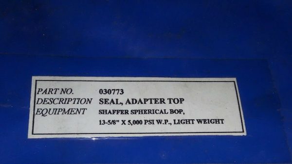 Shaffer Spherical BOP 030773 Seal Adapter top 13-5/8" 5000 PSI ...