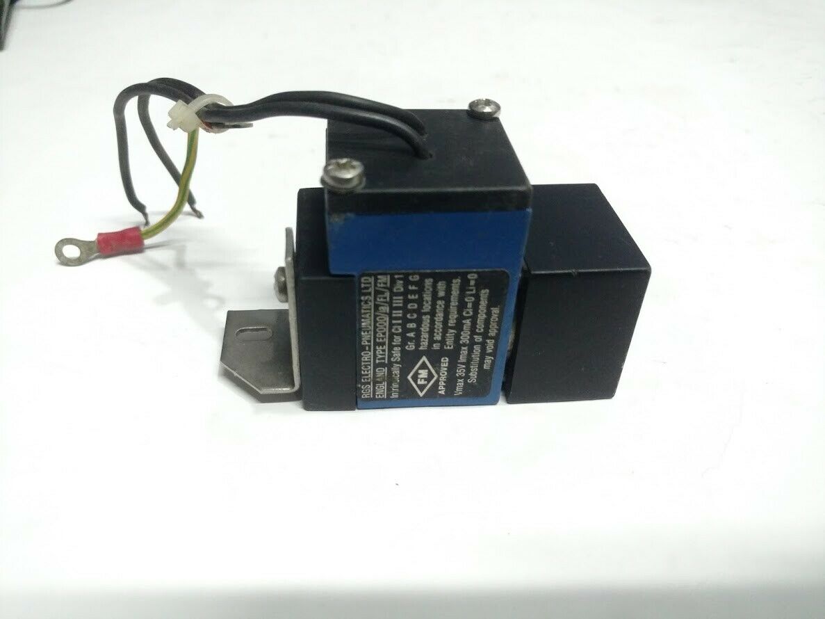 RGS Solenoid Type EP000/ia E13AX0A00B baseefa 822147 Solenoid valve ...