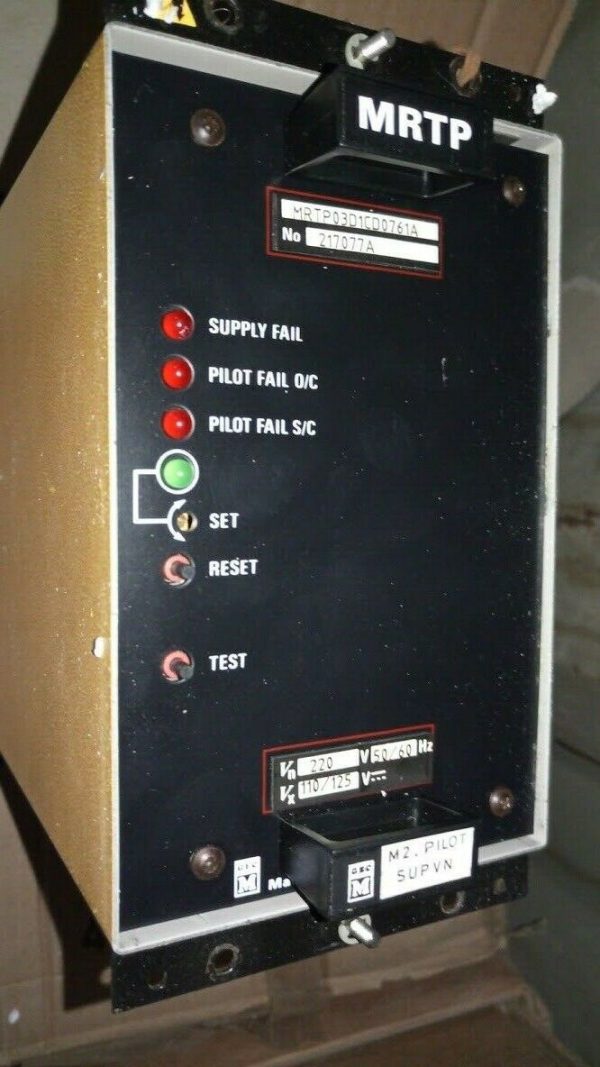 New GEC Alsthom MRTP Pilot Supervison Relay MRTP03D1CD0761A 217077a ...
