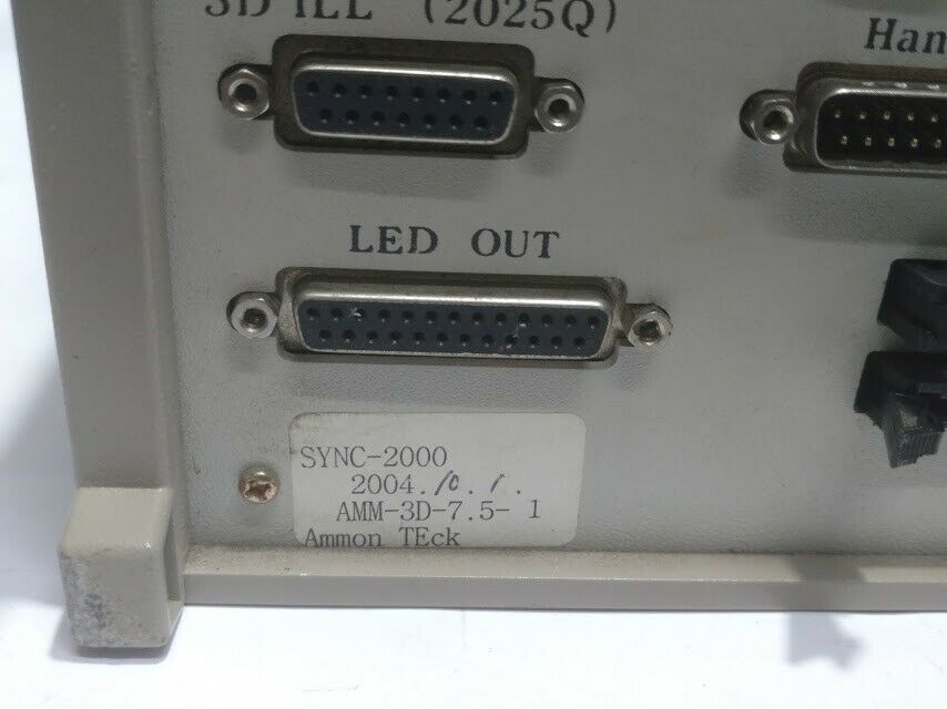 Intek Plus SYNC-2000 Intek Plus Integrated Measurement System Vision ...