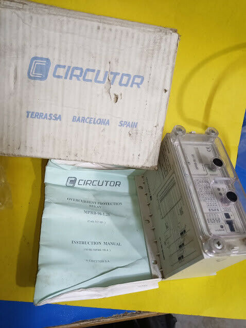 Circutor Protecion Relay MPRB-96-1.25 isolation tet 2500V New - Industrial SOL Pte Ltd