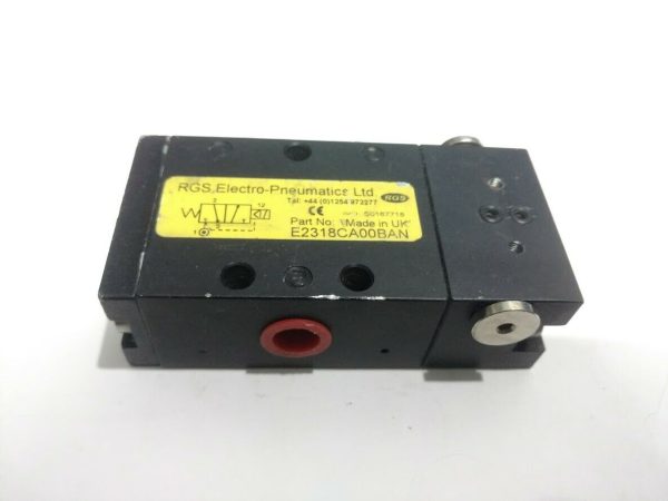 RGS ELECTRO E2318CA00BAN Solenoid Actuated 3-Way Pilot Valve Base ...
