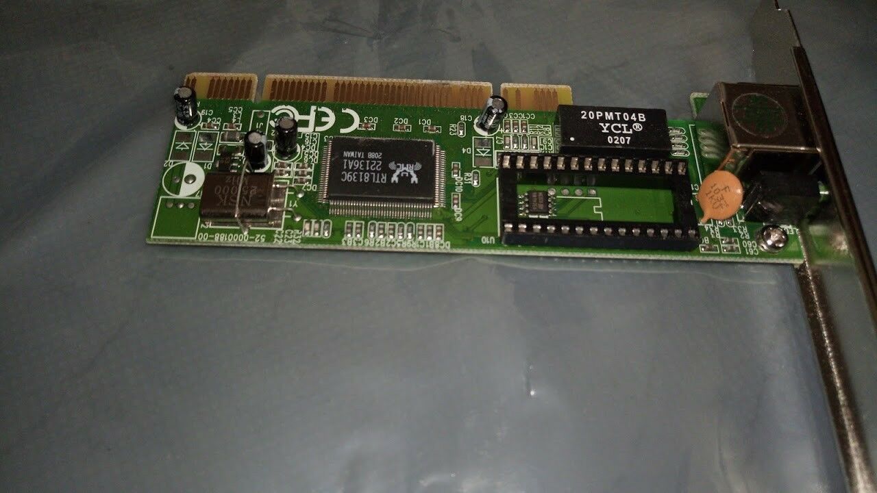 New Lantech PCI Ethernet Card with Realtek RTL8139 family 52-0000188-00 ...