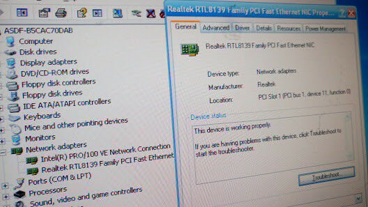 New Lantech PCI Ethernet Card with Realtek RTL8139 family 52-0000188-00 ...