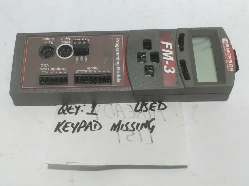 Emerson FM-3 960499-01 Rev. B3 Control Techniques programming module ...