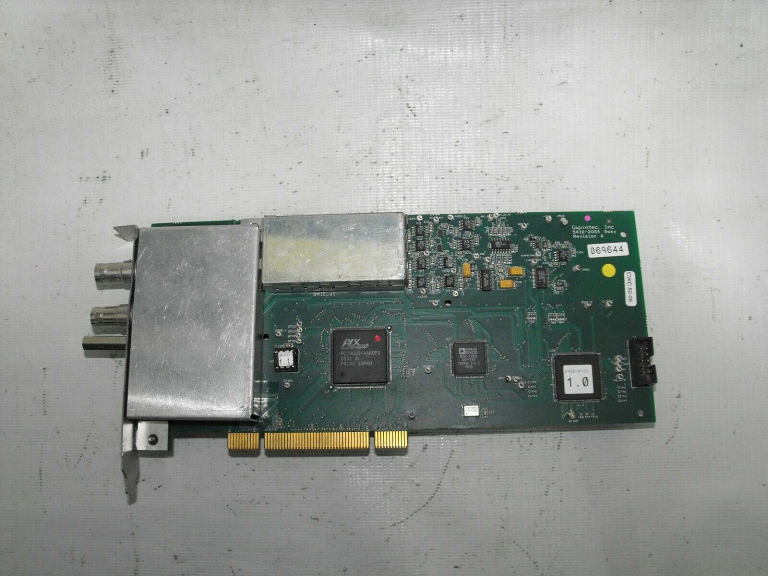 Capintec 5410-2054 Rev A PCI Interface for CAPTUS 3000 THYROID UPTAKE ...