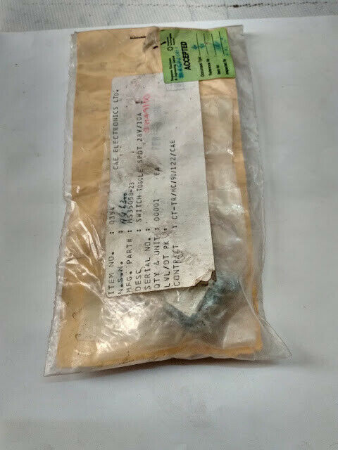 MS35058-23 Switch Toggle SPDT 28V/10A MS3505823 CAE Electronics LTD New ...