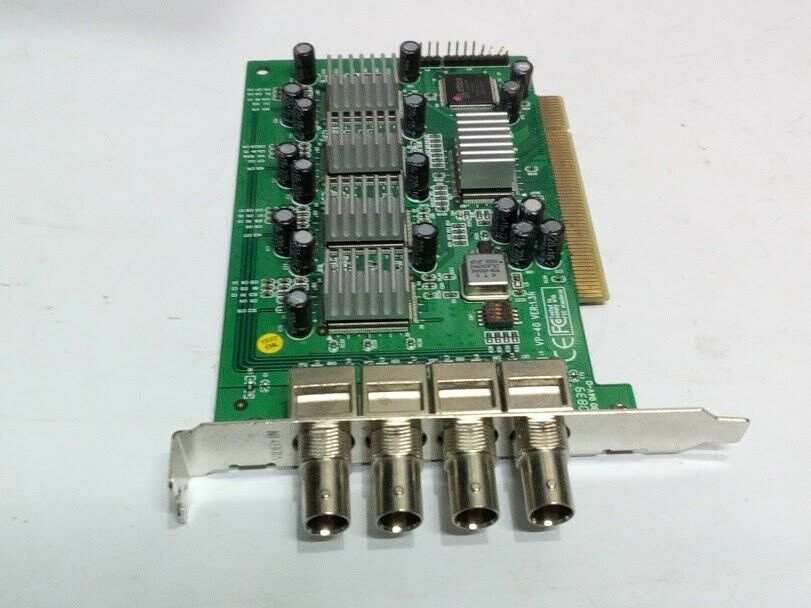 VP-40 Rev 1.3R VPON 4-Port DVR Video Capture PCI PC Card - Industrial ...