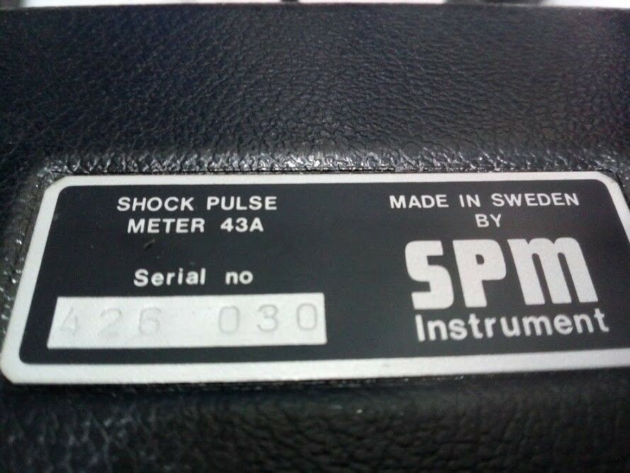 SPM Instrument Shock pulse meter 43A +20dBsv transducer Marine Store Spare