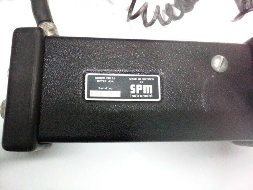 SPM Instrument Shock pulse meter 43A +20dBsv transducer Marine Store ...