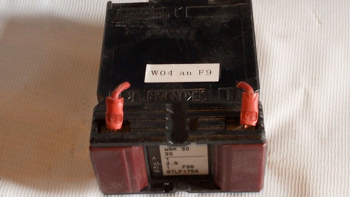 MBS AG cT WSK-30 Primary winding CURRENT TRANSFORMER WSK 30 Nr. 97LF1756