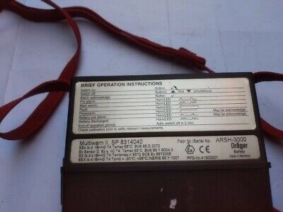 Drager Multiwarn SP 8314040 Gas Detectors NICD24T4 SP8314040 ...