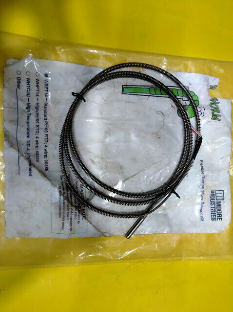 Moore Industries flexible temperature sensor WSPT14 PT100 RTD New ...