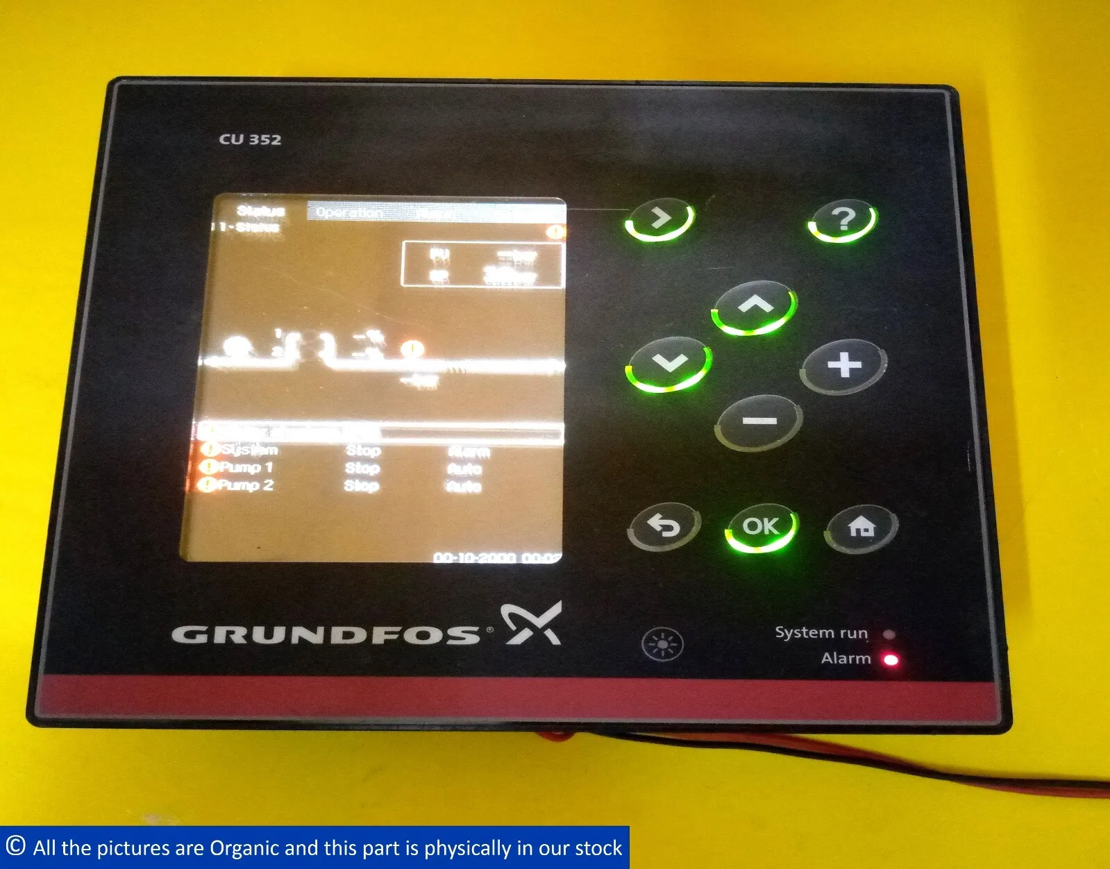 GRUNDFOS CU 352 Pump Controller 98146952-V02 SW Ver. v03.07.00 Hydro ...