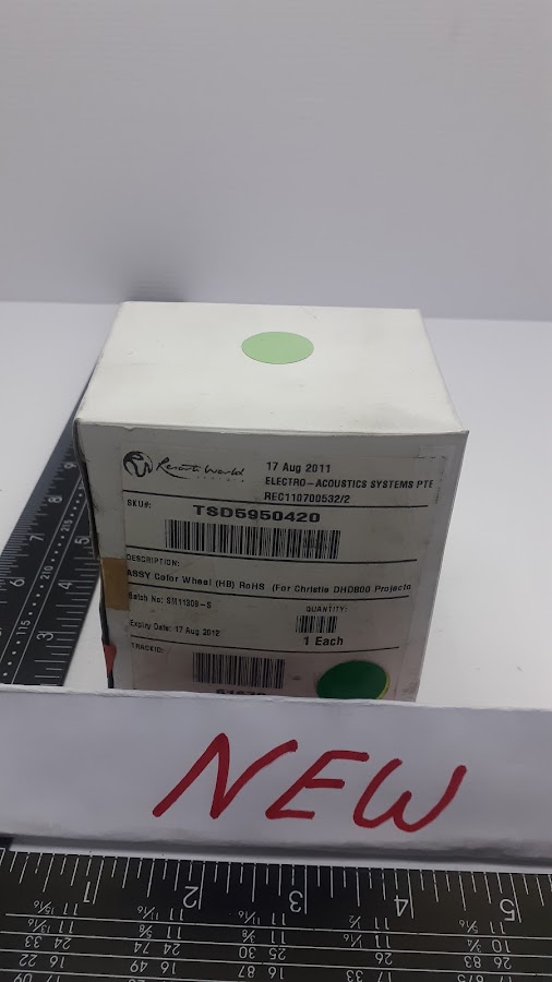 Christie DHD800 Projector color wheel assy. TSD5950420 610-350-7125 ...