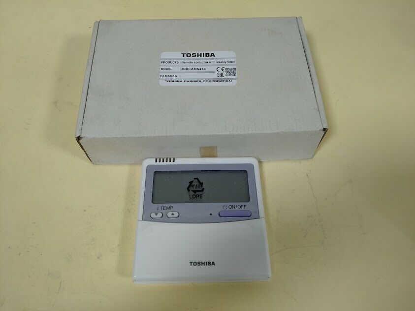 Toshiba rbc-ams41e Remote Controller LCD display 7 days timer toshiba ...