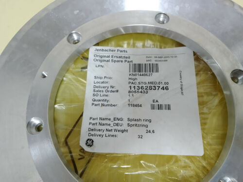 GE Jenbacher 118454 splash ring GE Jenbacher innio gas engines genuine ...