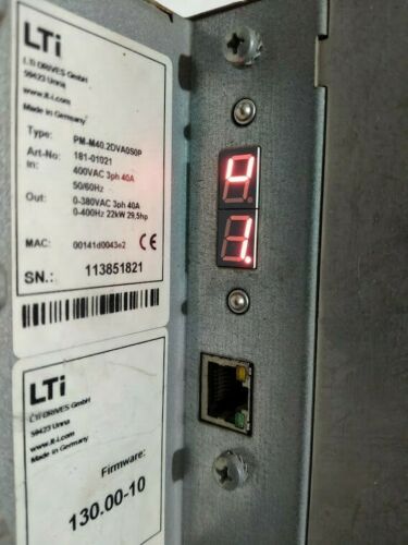 Moog Pitch Master II+ LTi Drives PM-M40.2DVA0S0P Firmware 130.00-10 ...