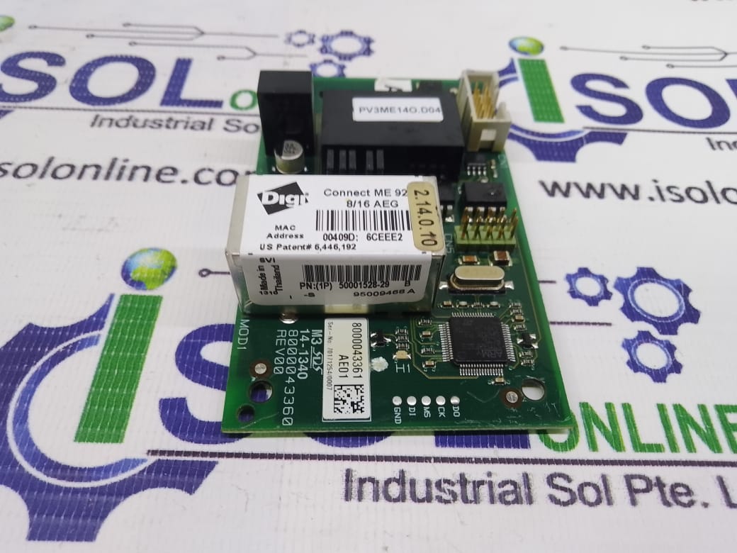 AEG 800004361 M3 SDS 14-1340 8000043360 Rev. 00 W/ Digi Connect ME 92 ...