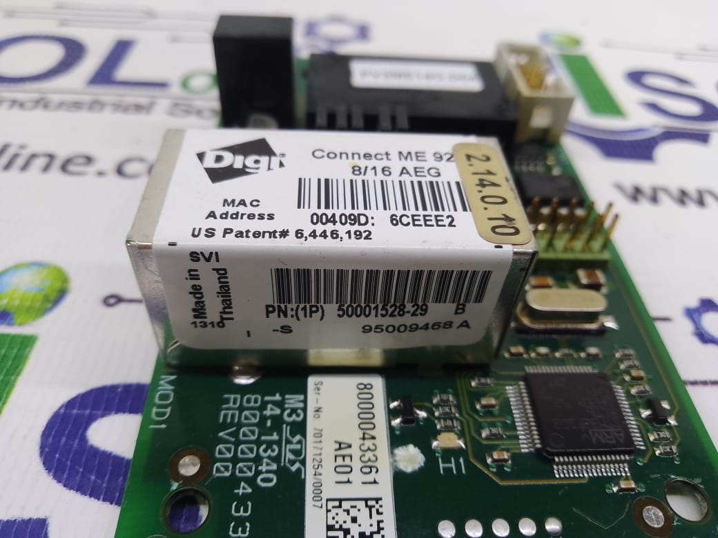 AEG 800004361 M3 SDS 14-1340 8000043360 Rev. 00 W/ Digi Connect ME 92 ...