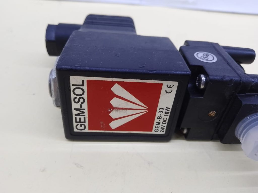 GEM-SOL solenoid valve GEM-B-33 24vdc 10w with 303.0000.0005 PO27618 ...