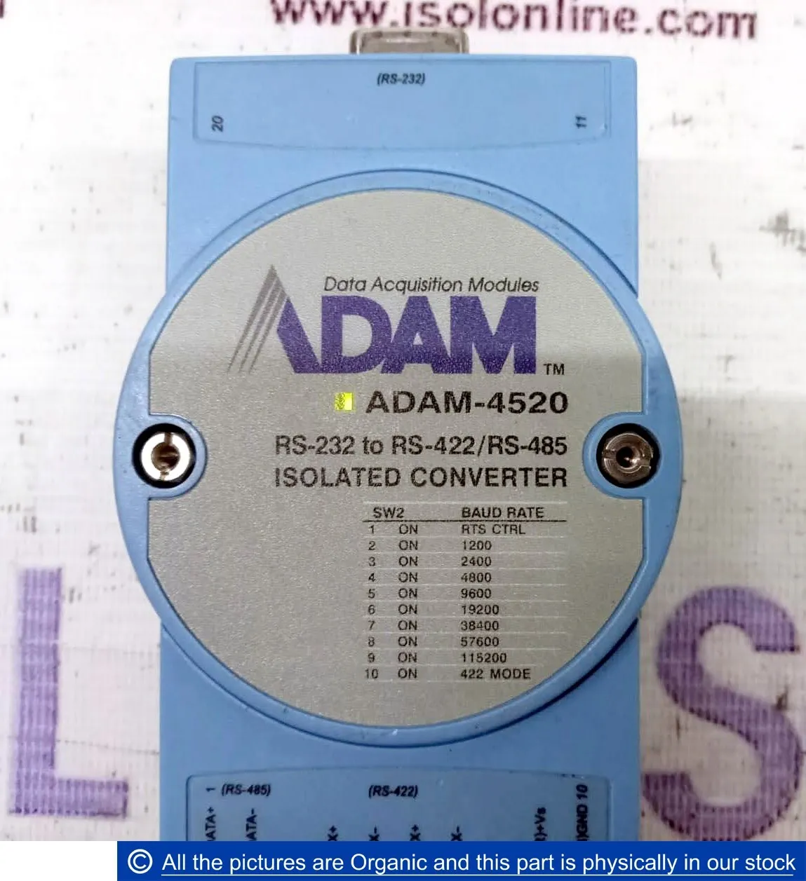 Advantech ADAM-4520 Data Acquisition Modules RS-232 to RS-422/485 Converter - Industrial SOL Pte Ltd
