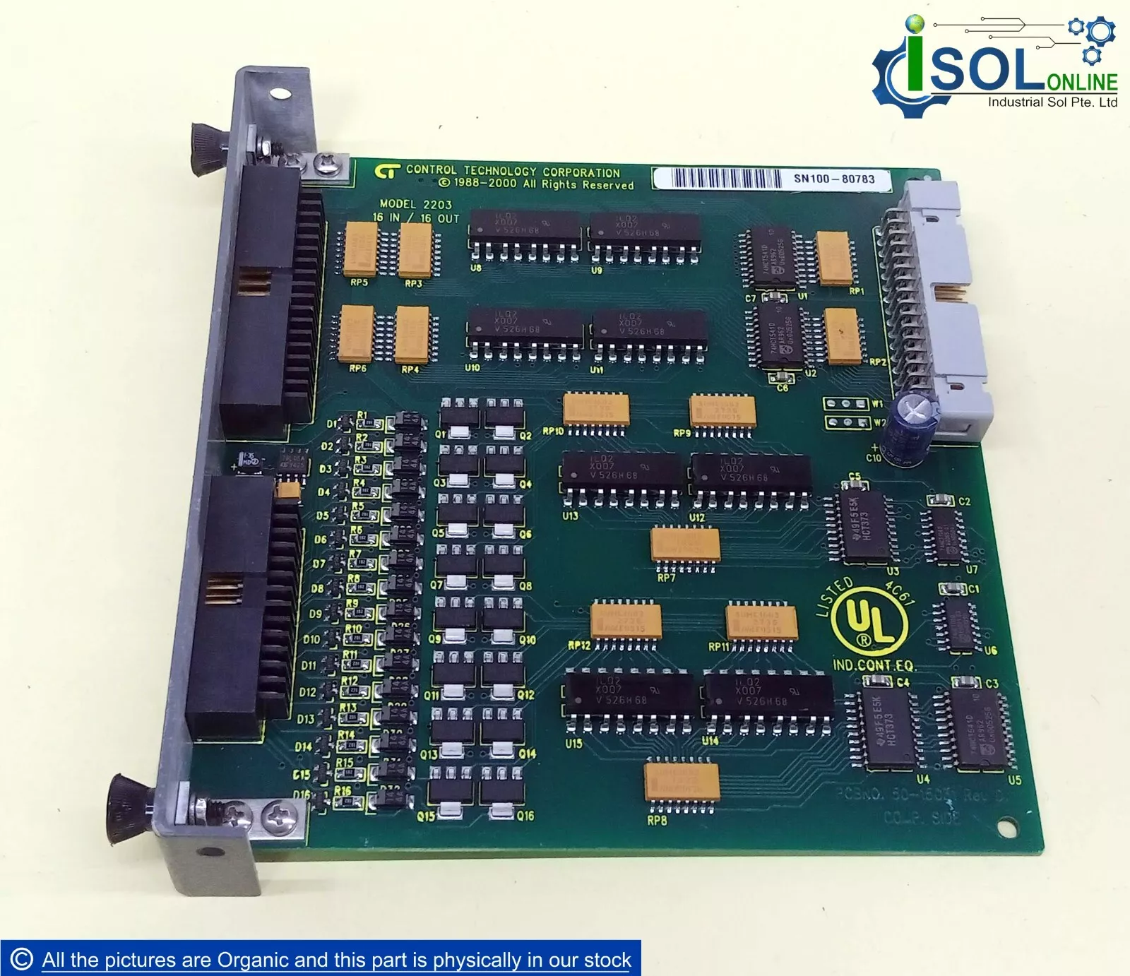 CTC 2203 Combination I/O Module 16IN/16OUT 50-15031 Rev D Control ...