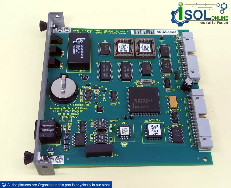 CTC 2701E CPU Module 50-1554 Rev C For 2700 Series Controller Control ...