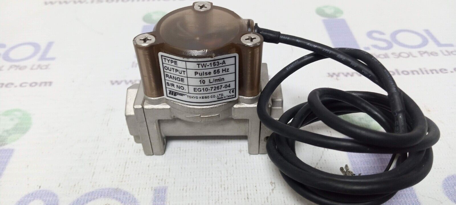 Tokyo Keiso TW-153-A Water Flow Meter Pulse 55Hz 10 L/min - Industrial ...