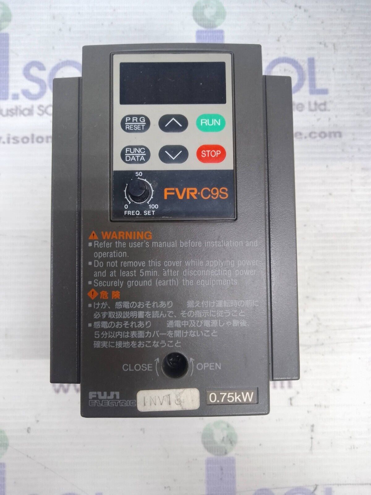 Fuji FVR0.75C9S-2 Inverter Adjustable Frequency Drive FVR.C9S Japan ...