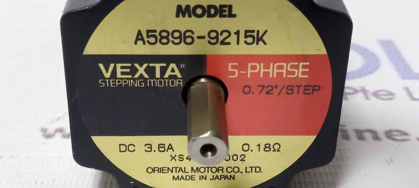 Vexta A5896-9215K Stepping Motor Absolute Mechanical Encoder LD0869-123 ...