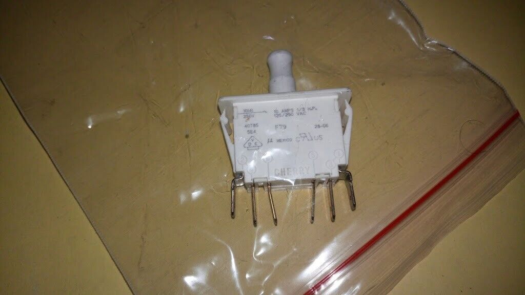 cherry 40t85 5e4 F79 switch 125/250 VAC NEW OLD STOCK - Industrial SOL ...