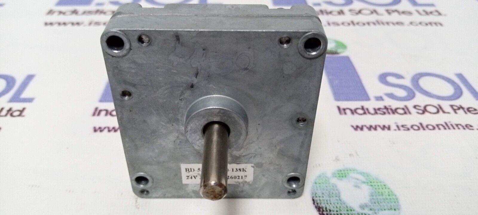 Ningbo Leison Motor RD-555244500-138K DC Gear Motor 24VDC with Gearbox ...