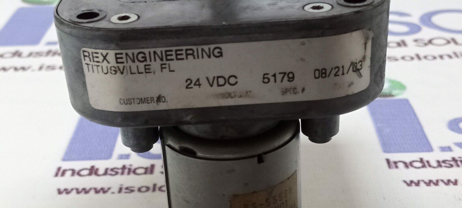 Rex Engineering 5179 Unidirectional DC Gearmotors 24V 11576 with ...