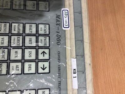 Maxpro systems MAX-1000 Closed circuit television RD-500 CCTV Keyboard ...