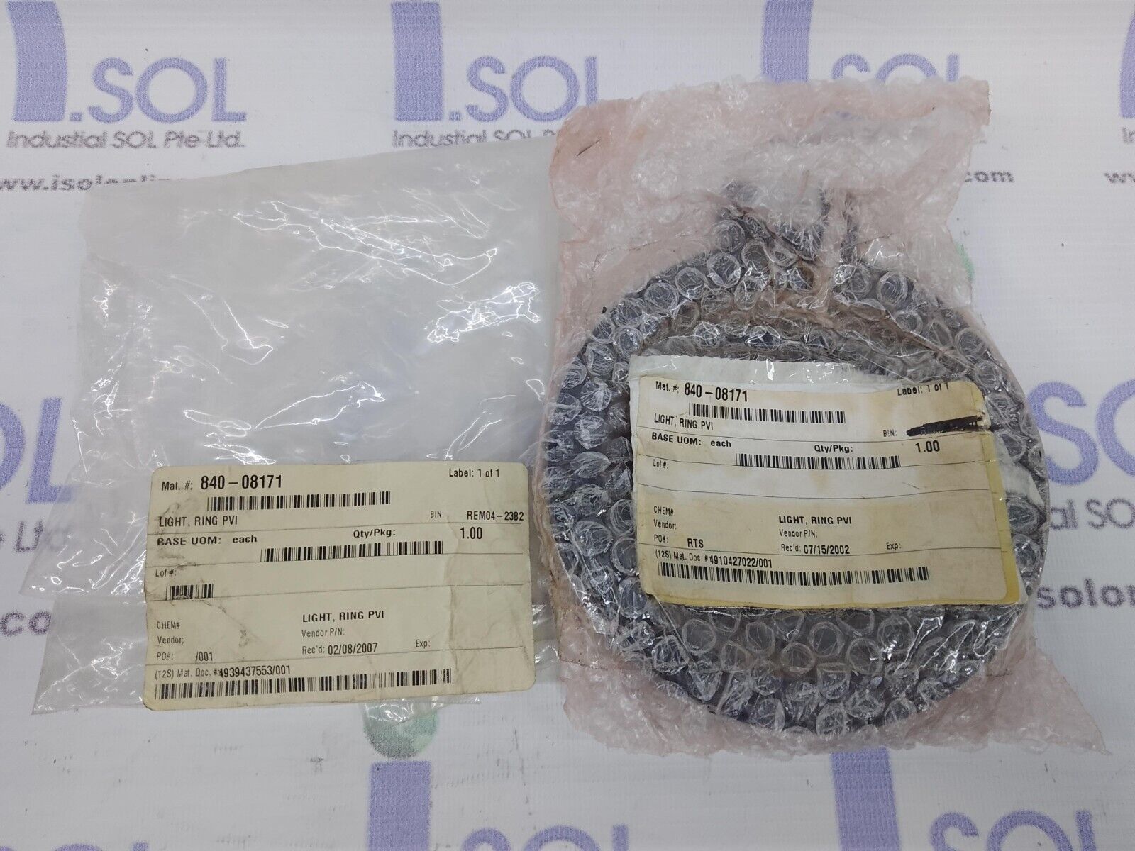 RVSI Nerlite DF-150-3 Dark Field Illuminator 600202 Rev 02 12V DC 1.2A ...
