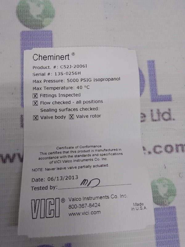 VICI CSL20 Sample Loops for 1/16" Cheminert HPLC UHPLC Injectors C52j ...
