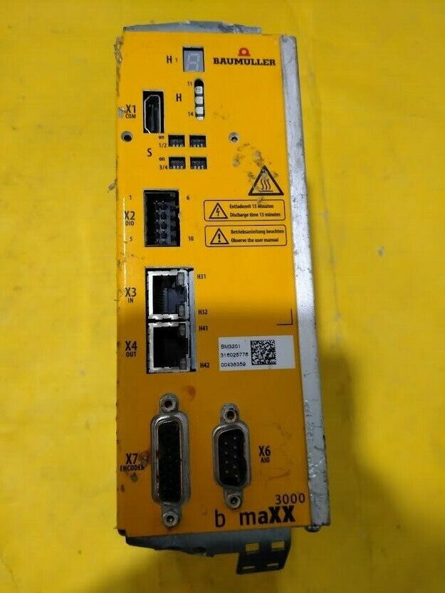 Baumuller BM3201 BM3201-ST20-00500-b-11110-01-E80 Art. 00438359 ...