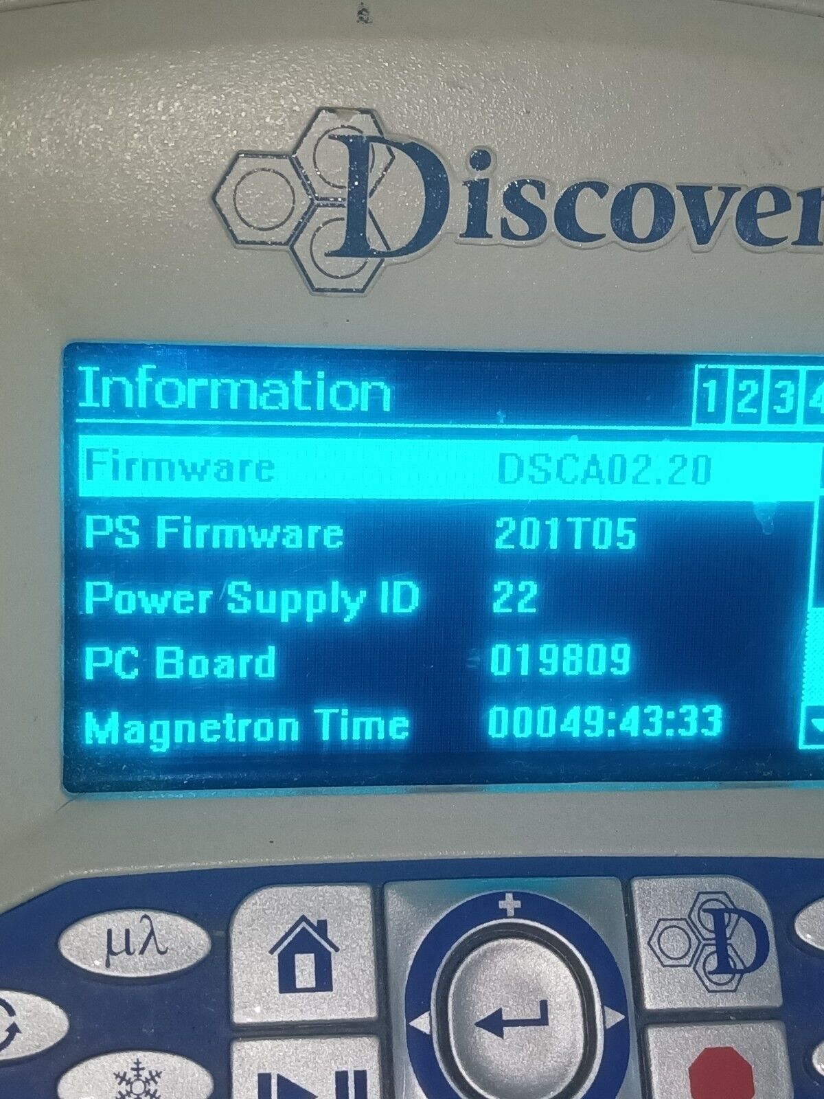 CEM discover-SP Microwave synthesizer 909155 CEM loader v1.19 Discover ...